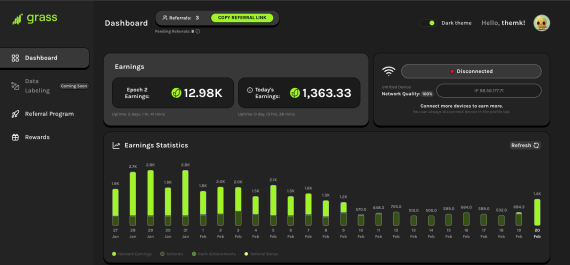 GetGrass: Making Passive Income With Grass And Wynd Network – MK Library