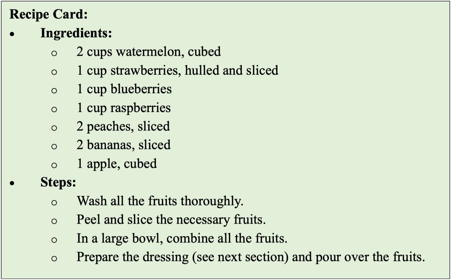Summer Fruit Salad Recipe: How To Make Fruit Salad – MK Library