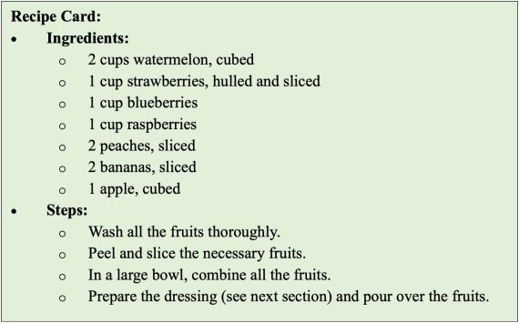 Summer Fruit Salad Recipe: How To Make Fruit Salad – MK Library